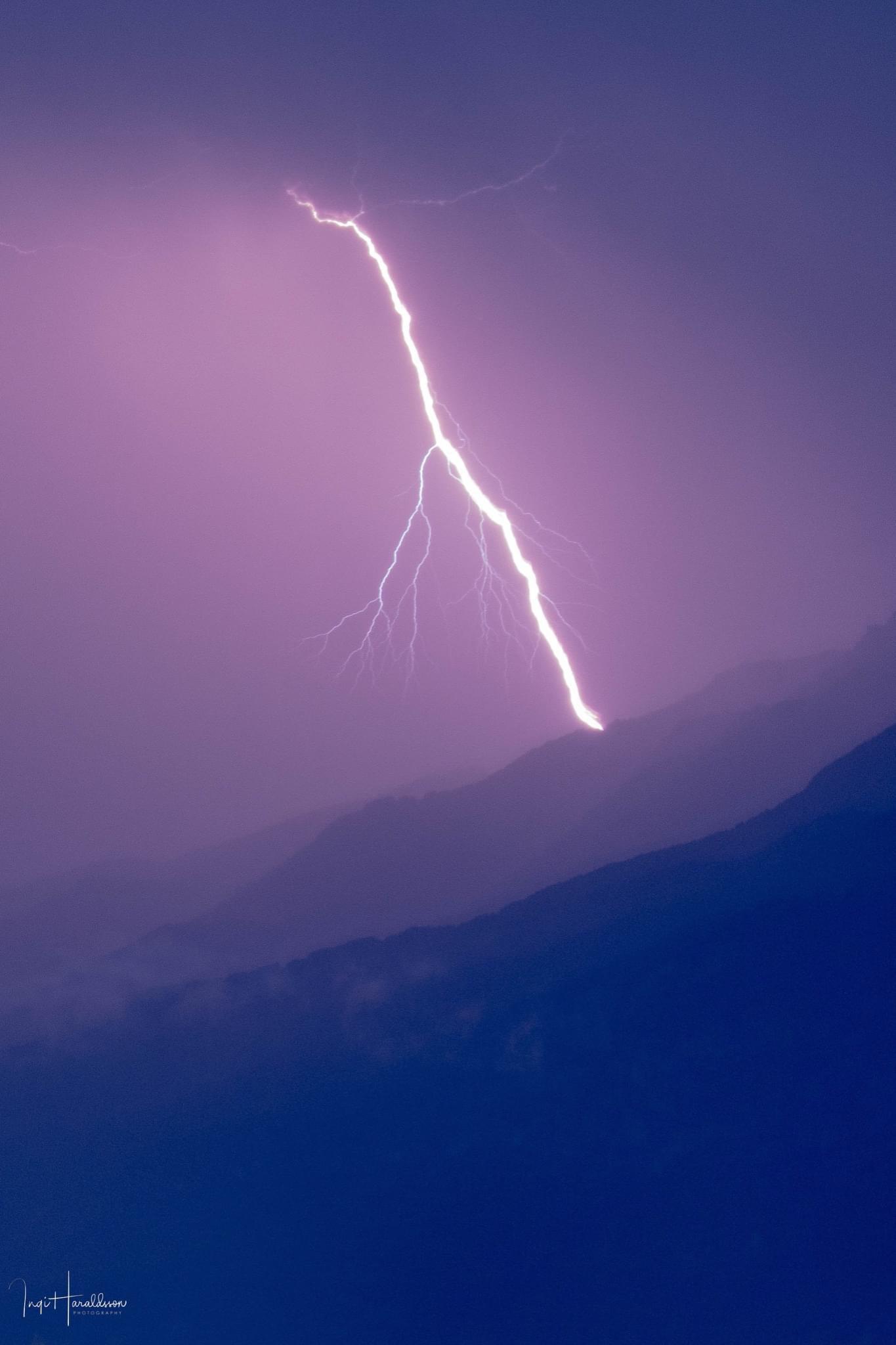 Lightning strike in the alps. | Scrolller
