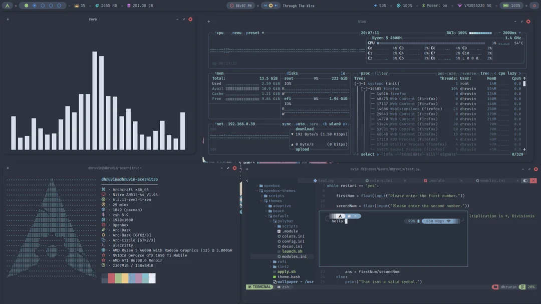 Discover more like Unixporn: [OPENBOX] Nord on Archcraft! Probably going to use this as my ...
