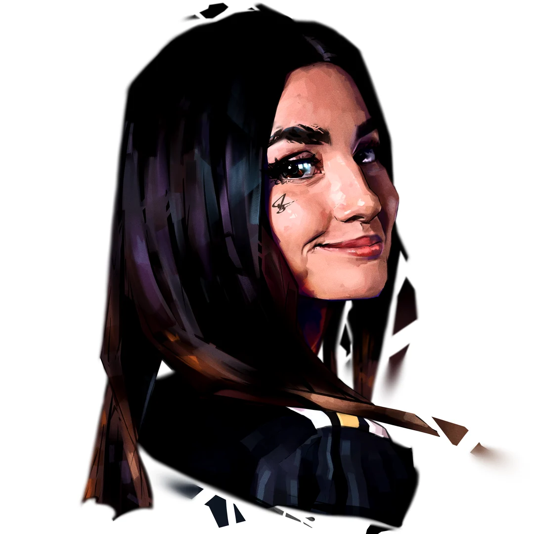 Juliette, Me, Digital portrait, 2023 | Scrolller