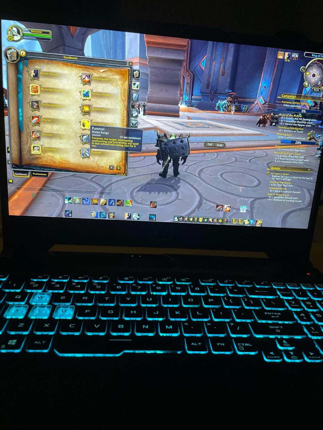 How can I bring back my normal blizzard action bar? | Scrolller