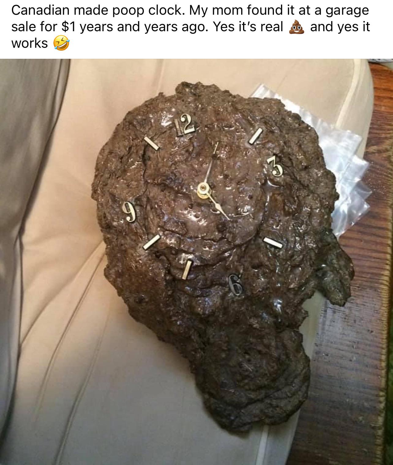 Poop clock | Scrolller