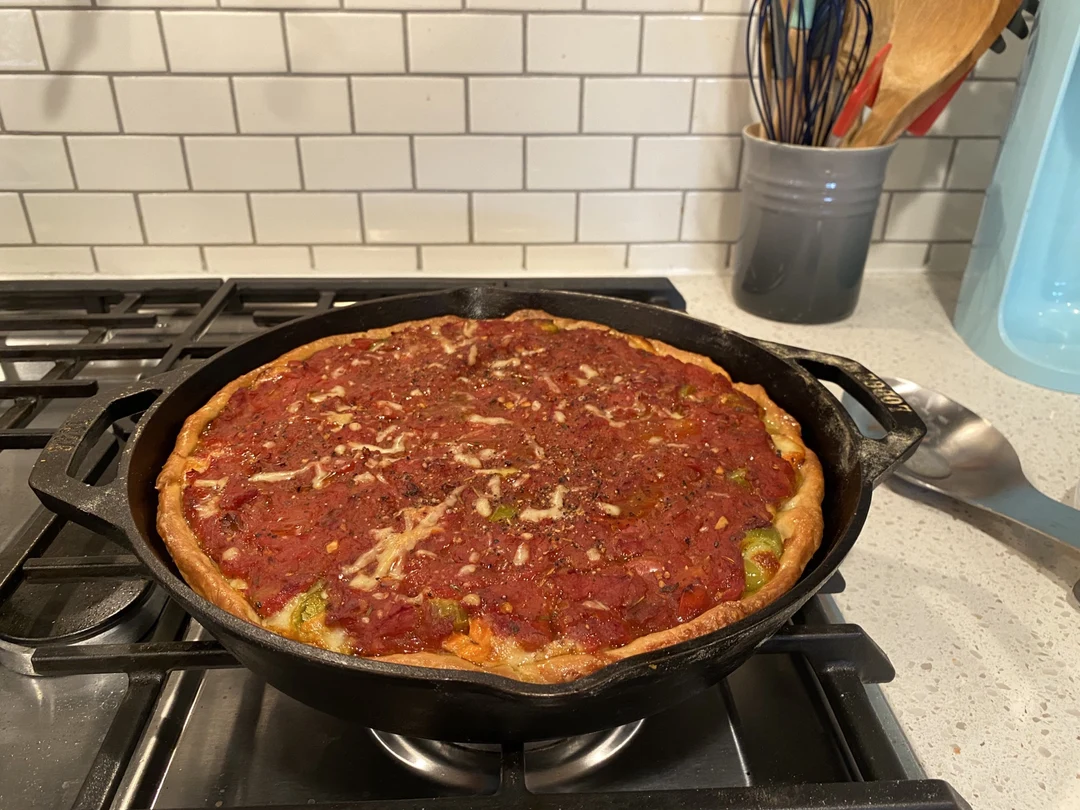 Been working on my cast iron deep dish | Scrolller