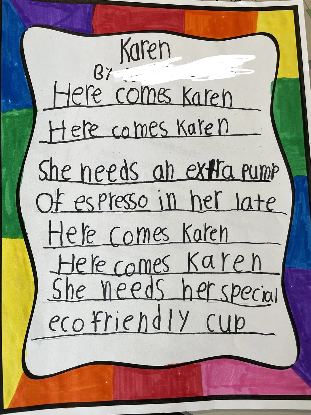 I’m a teacher, 3rd grade poetry. Unprompted. | Scrolller