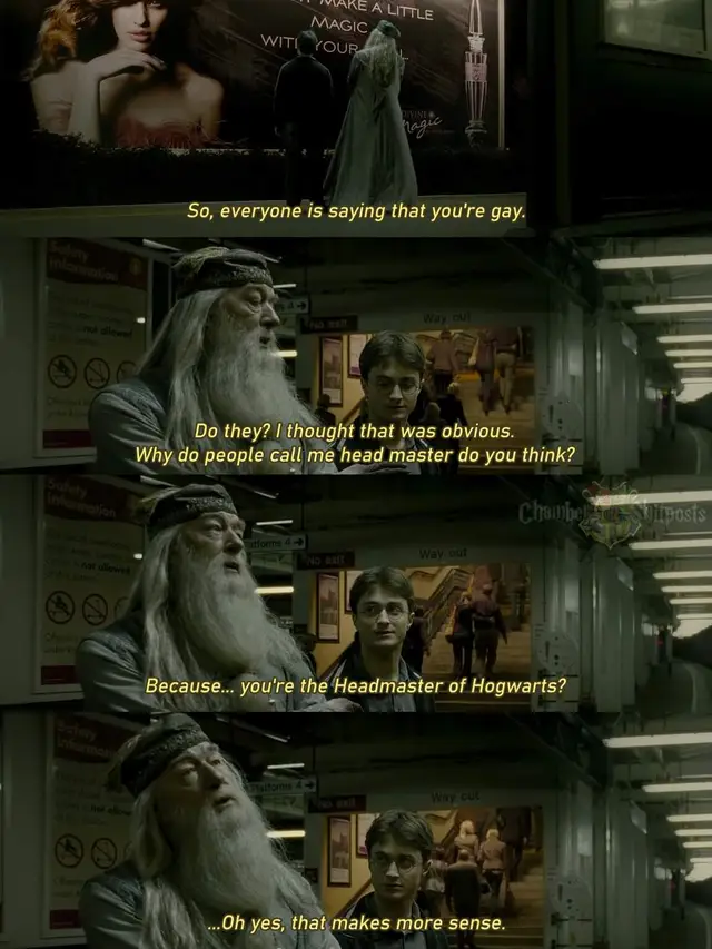 Dumbledore, the master of heads | Scrolller