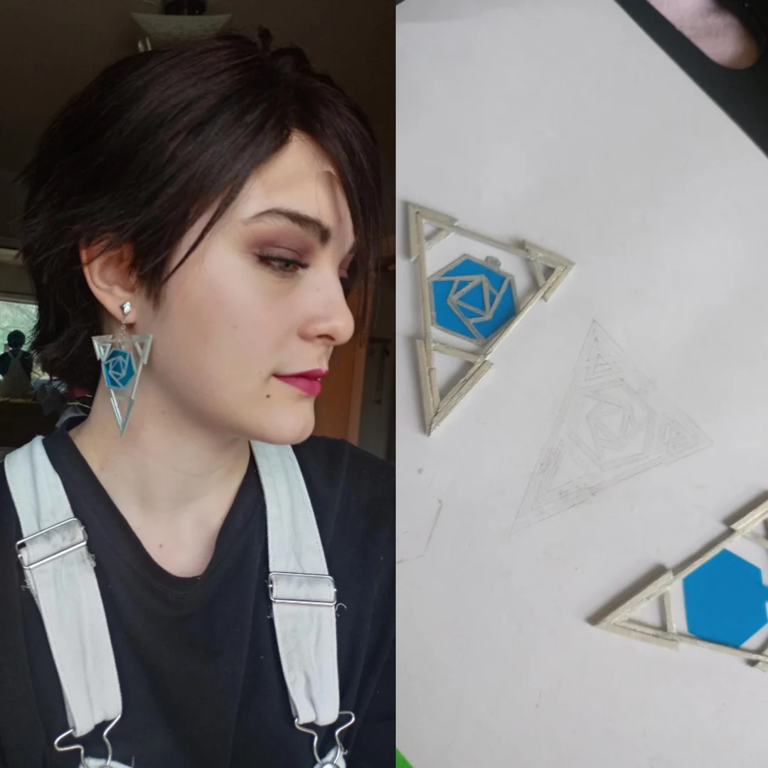 Hand making and styling every piece of a Bayo 2 cosplay, earrings nearly done | Scrolller