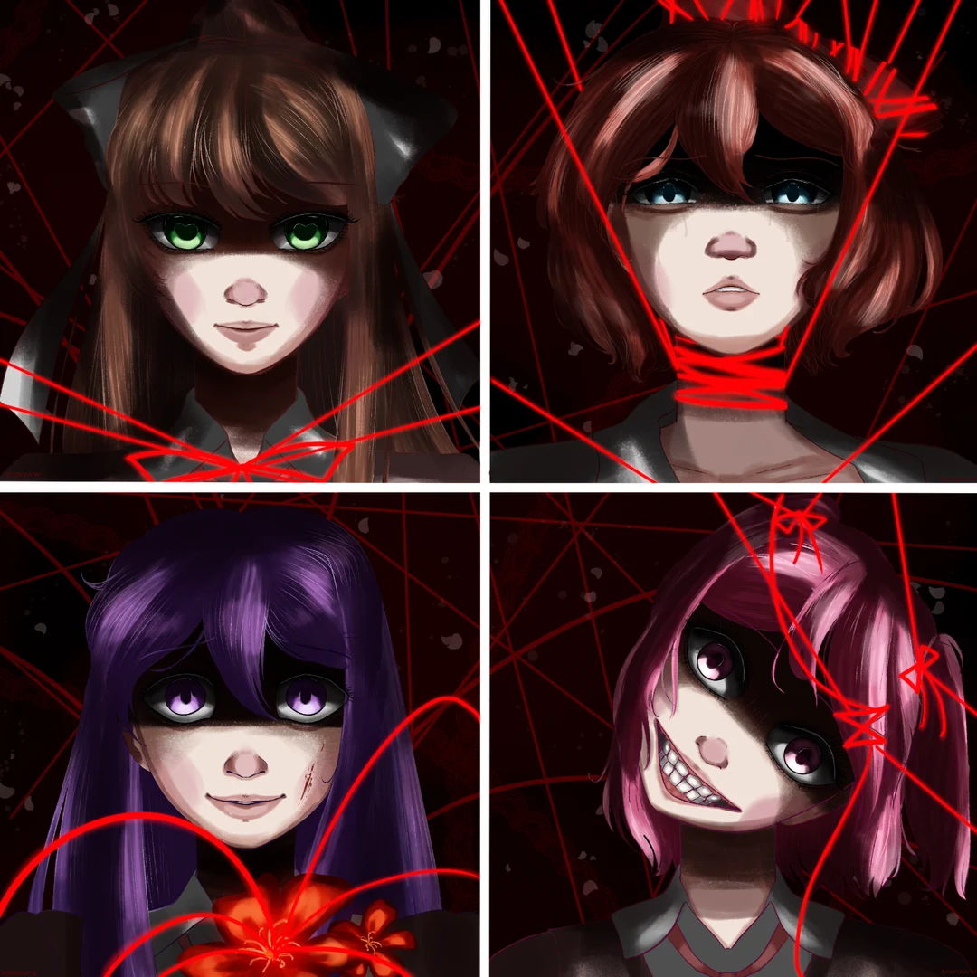 i drew the nightmare posters in my style | Scrolller