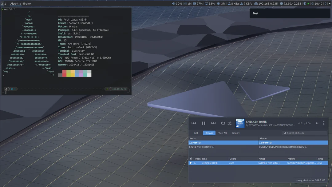 [i3-gaps] Decided to switch to i3, and I love it. | Scrolller