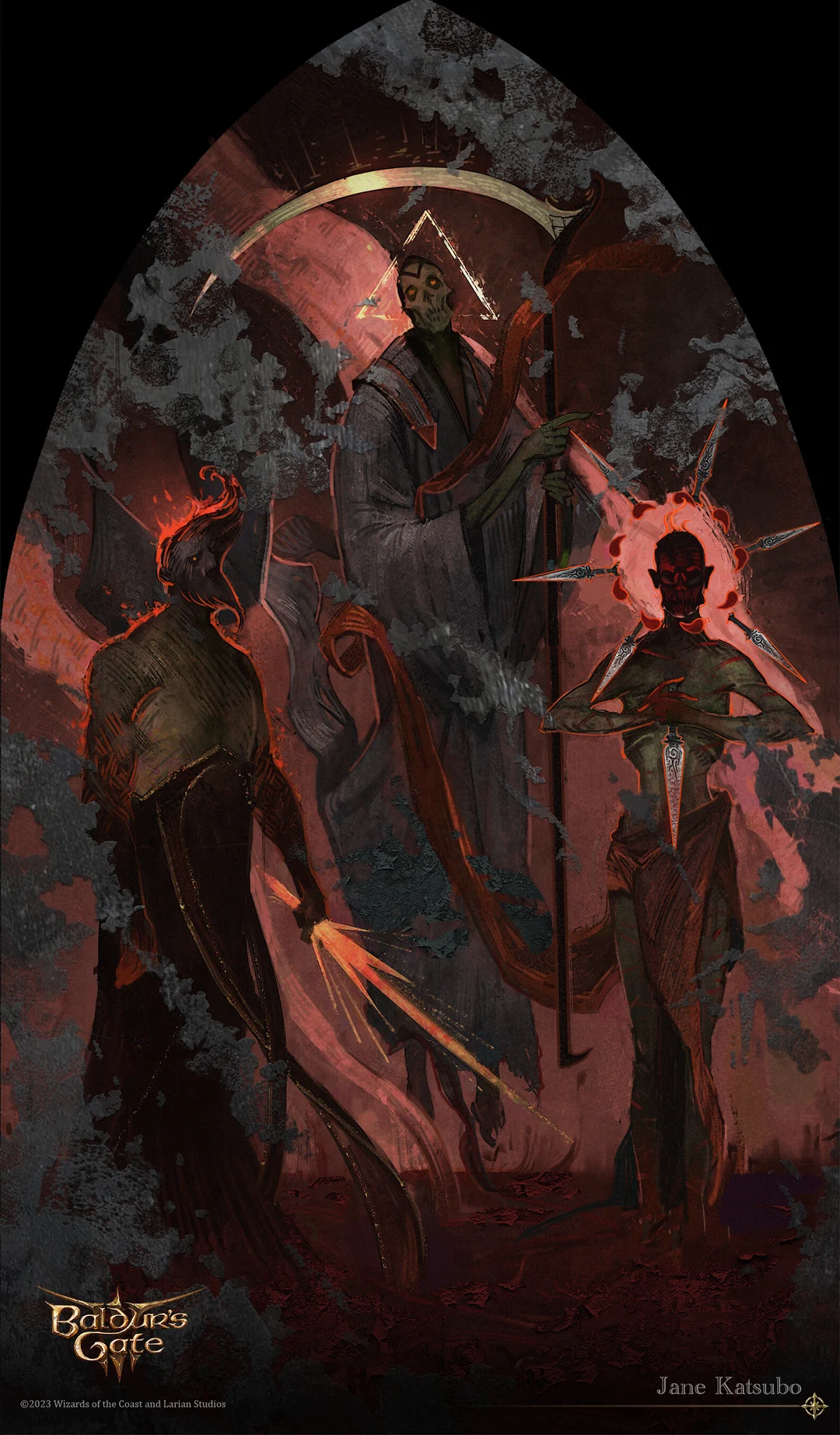 BG3: Dead Three mural by Jane Katsubo | Scrolller