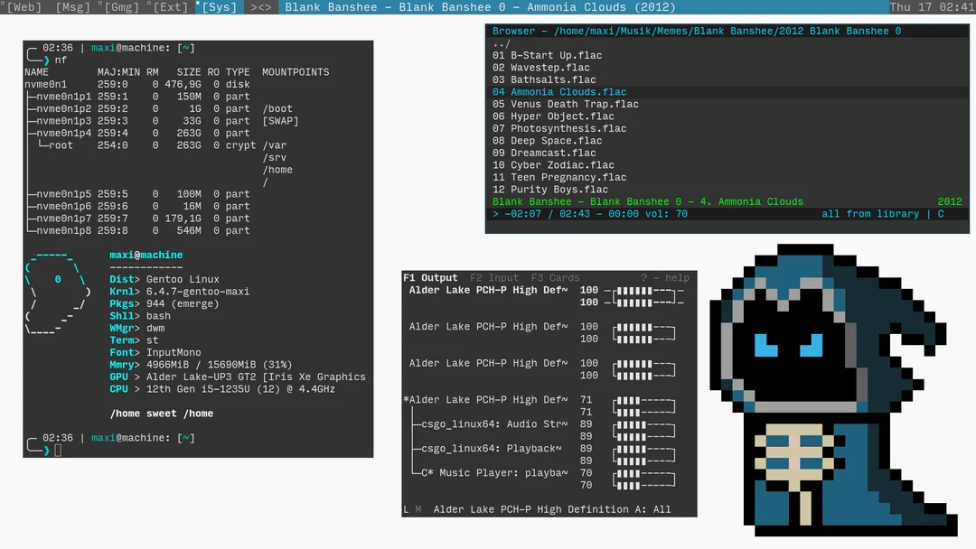 Discover more like Unixporn: [dwm] Just a wizard doing wizard-things and Related Content | Scrolller
