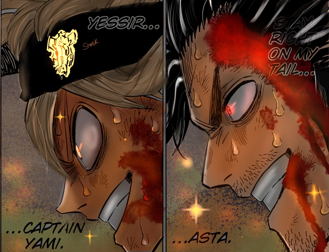 Yami And Asta [Coloured manga] | Scrolller