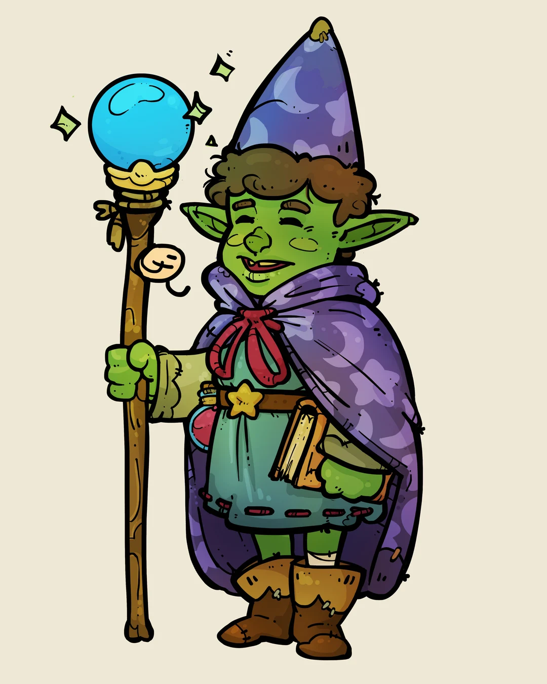 Goblin Wizard Apprentice by Nic J. | Scrolller