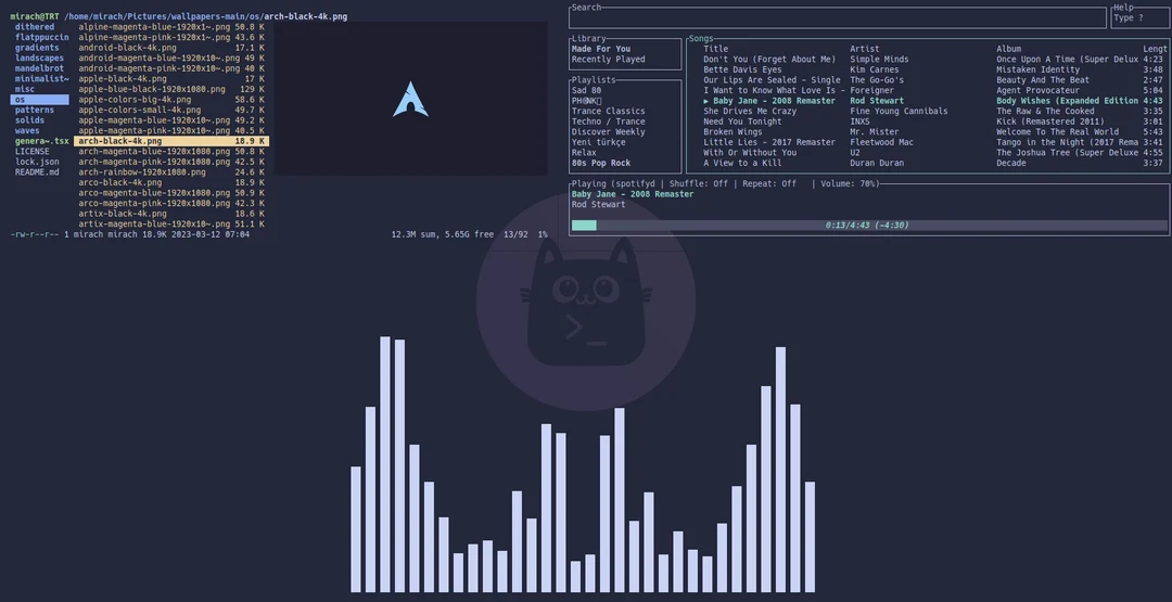 [XFCE] CATPPUCCIN | Scrolller