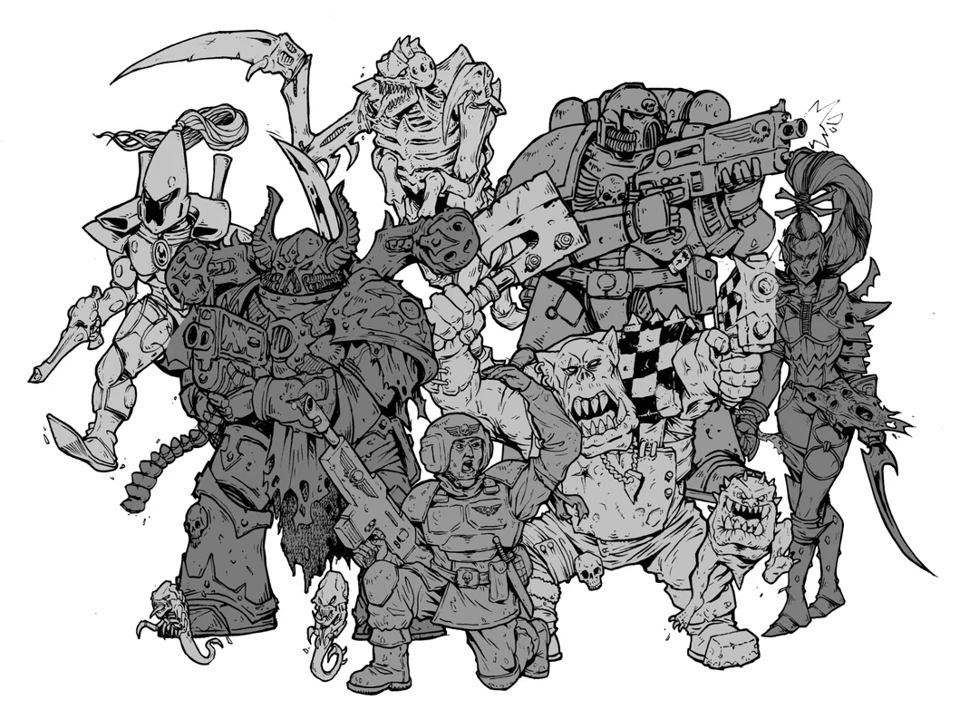Discover more like ImaginaryWarhammer: The First 7 Days of #40Daysof40k and Related Content ...