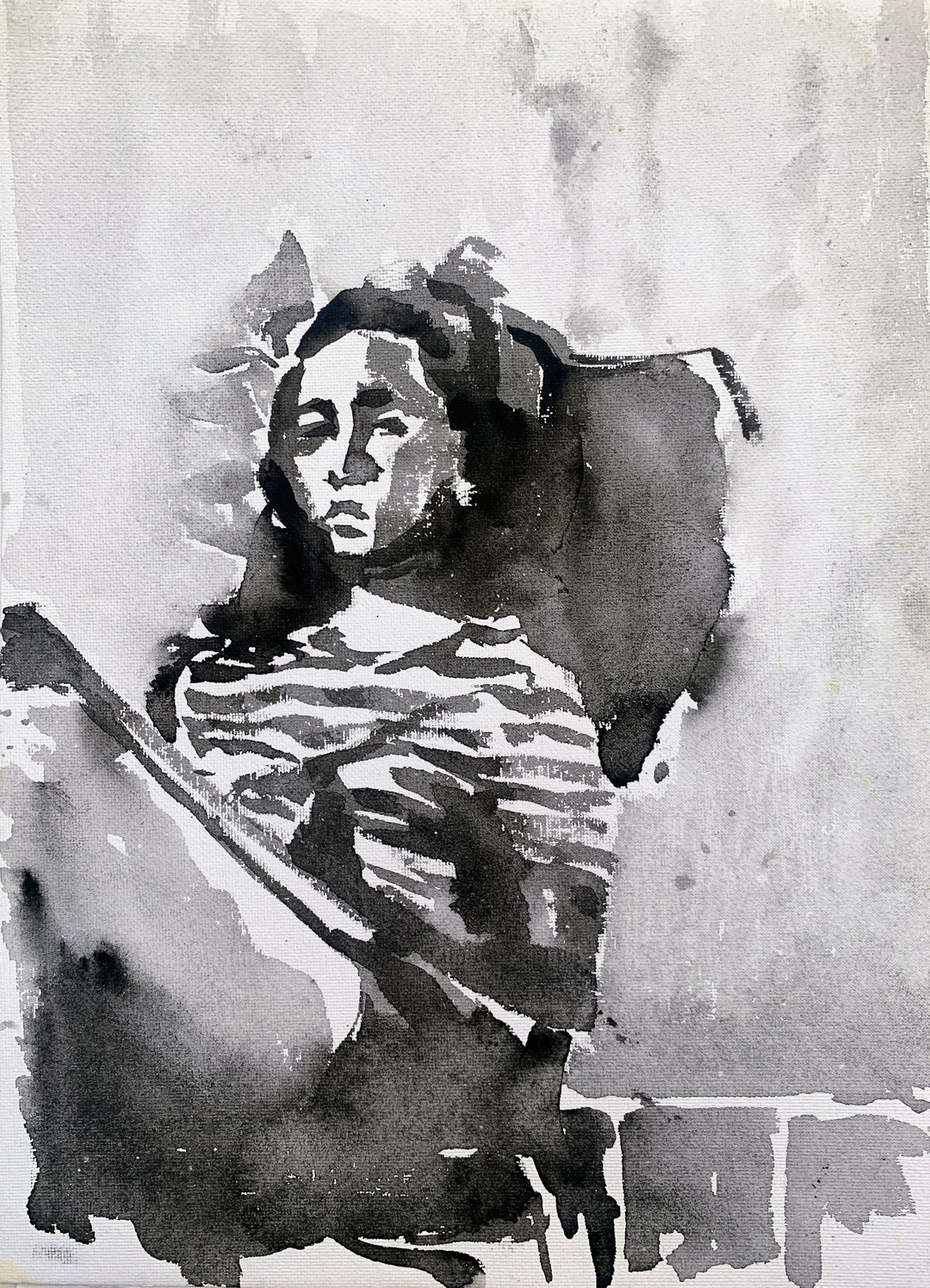 Self-portrait, Me, watercolour, 2022 | Scrolller