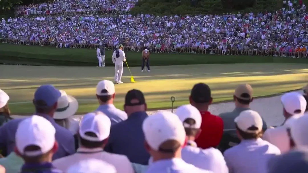 Great moment between Jim and Verne as the Masters draws to a close | Scrolller