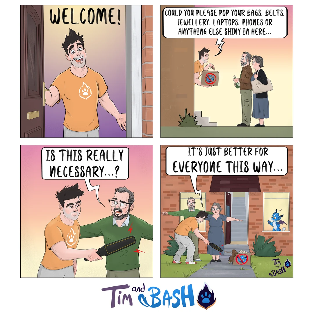 When guests come to stay... Tim and Bash Comic 🔥 Issue 21 | Scrolller