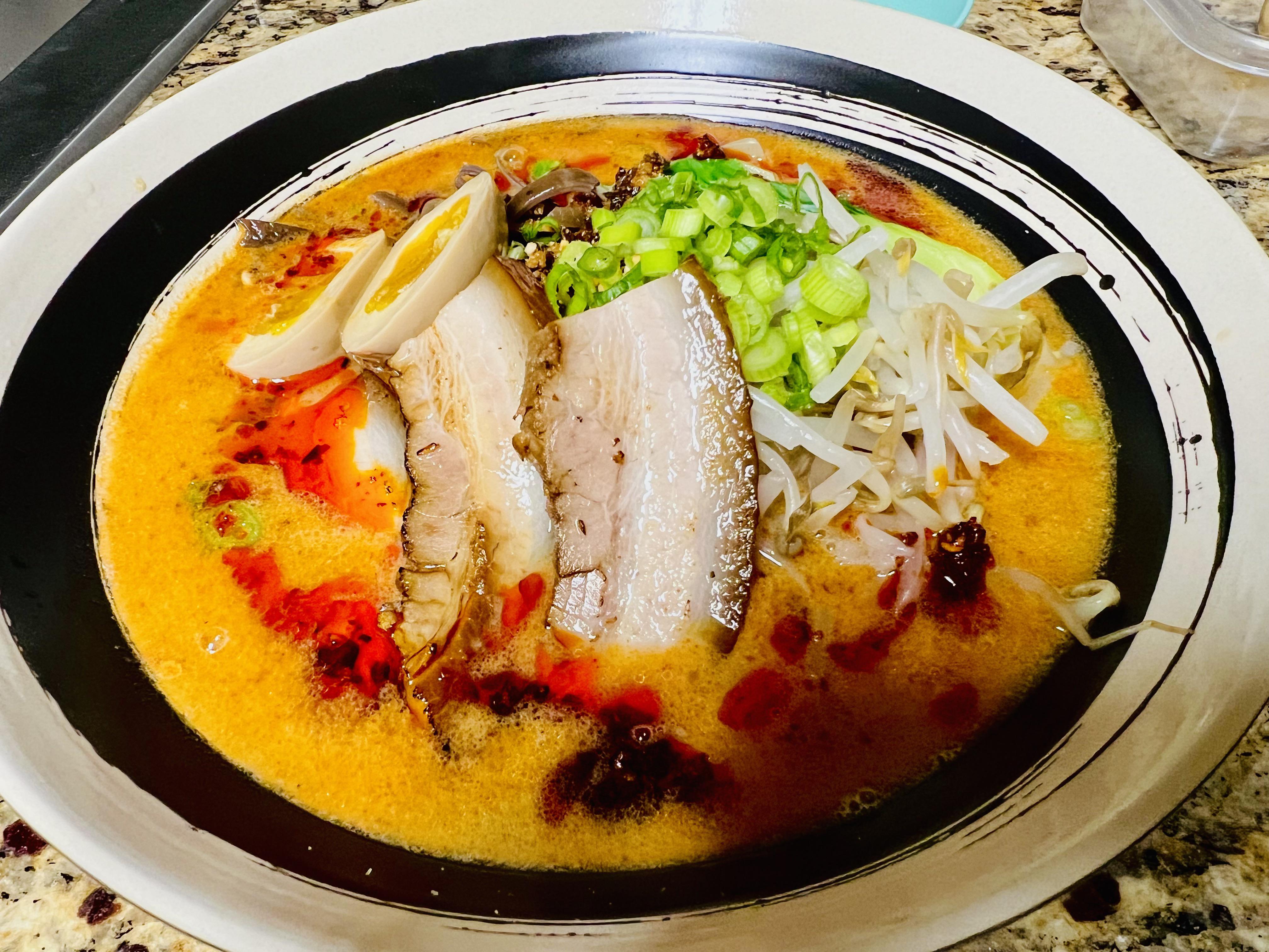 My first homemade Tantanmen. | Scrolller