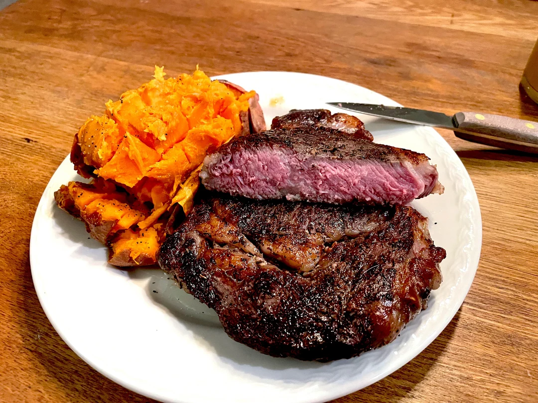 First Sous Vide - Ribeye 134F | Scrolller