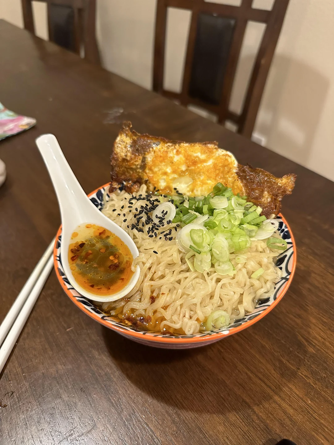 Anyone ever put fried egg in their ramen? | Scrolller