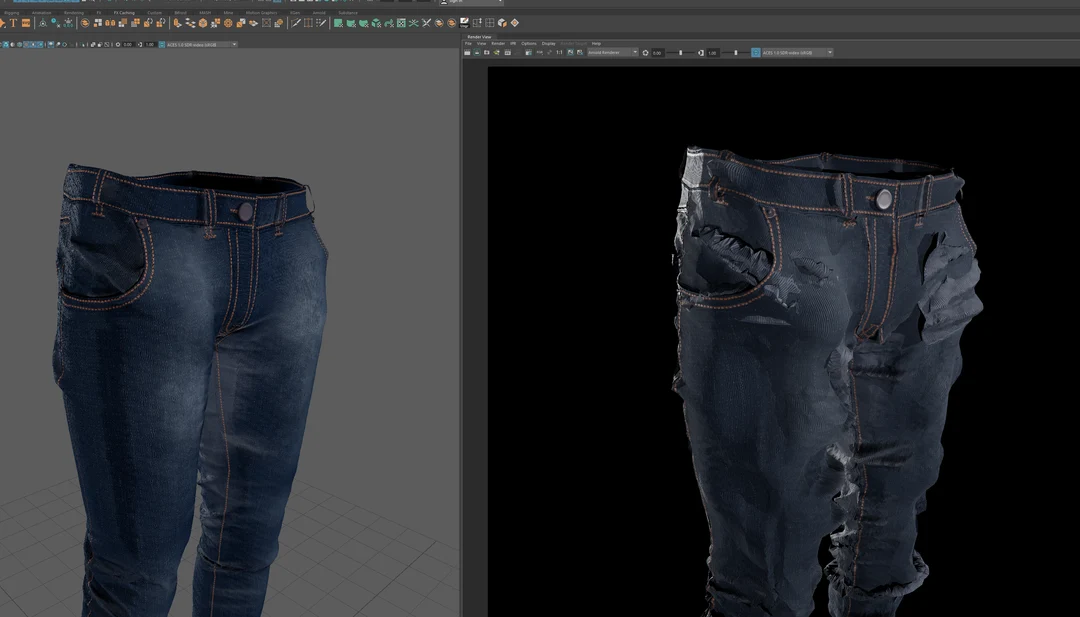 Strange artifacts when rendering with arnold, anyone know how to fix? | Scrolller