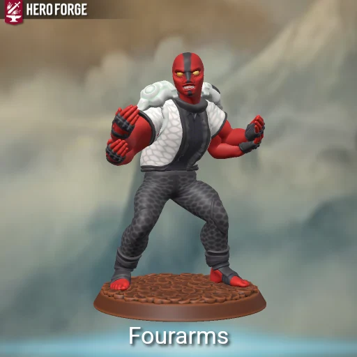 Four arms in hero forge | Scrolller