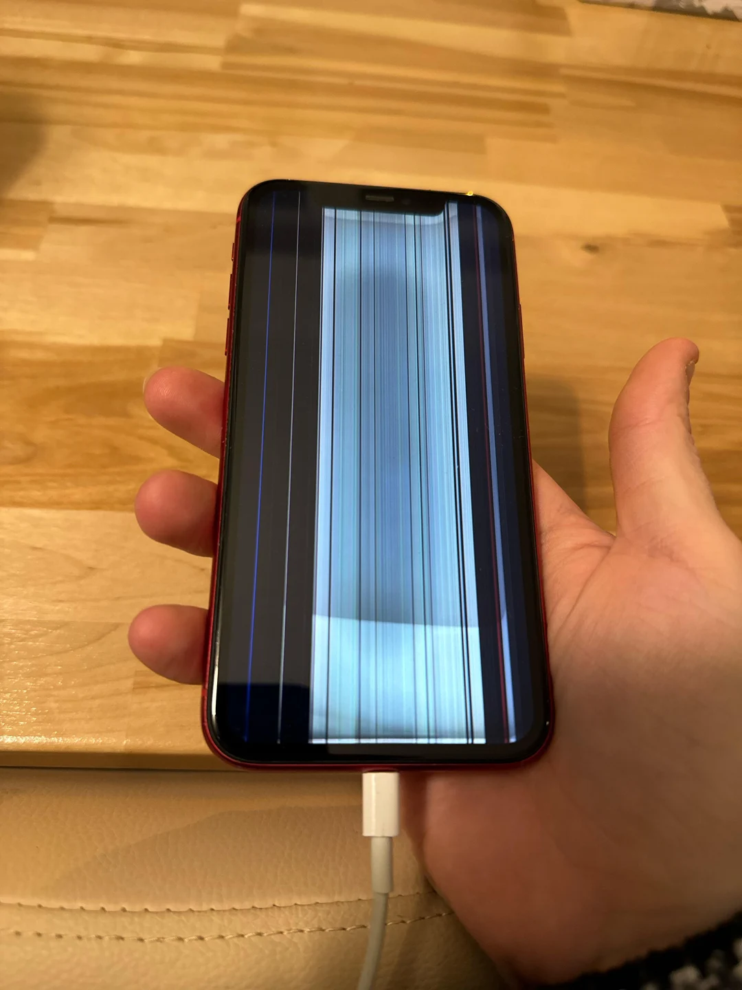 iPhone screen randomly broken overnight. | Scrolller