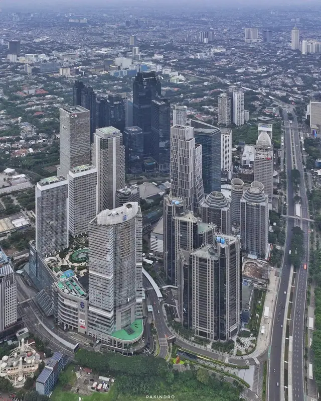 Aerial View of SCBD - Jakarta, Indonesia | Scrolller