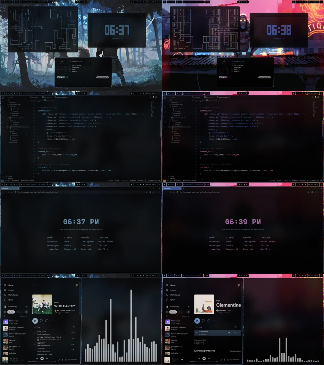 [Hyprland] Pywal is insane | Scrolller