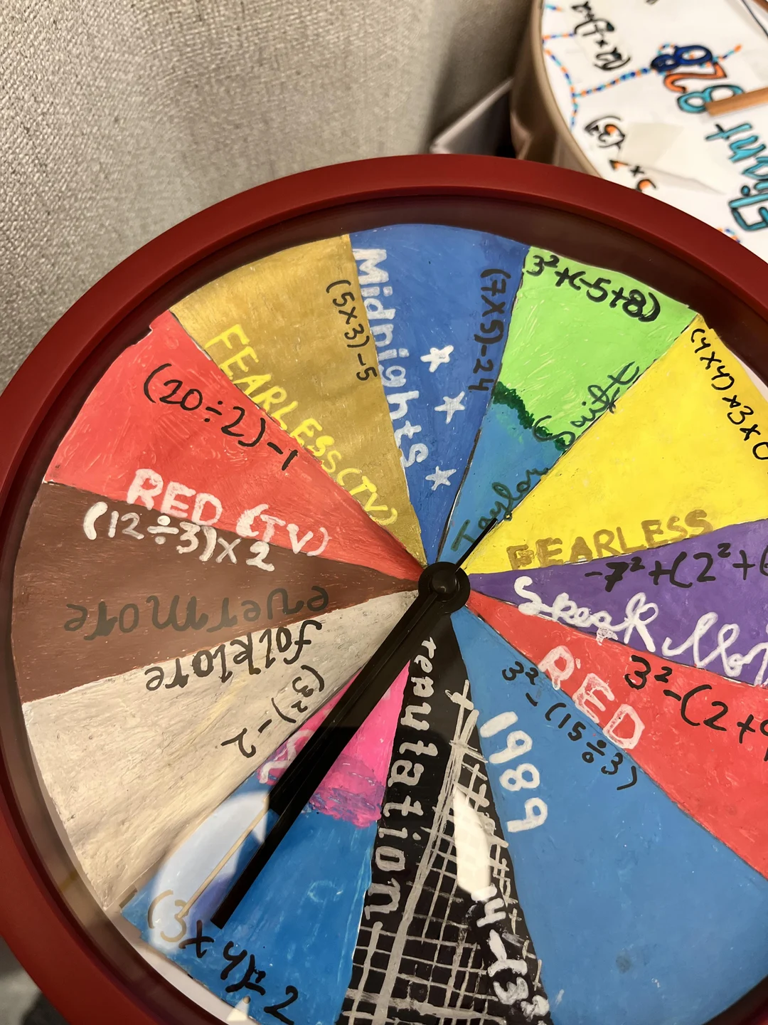 A Taylor Swift inspired math clock! | Scrolller