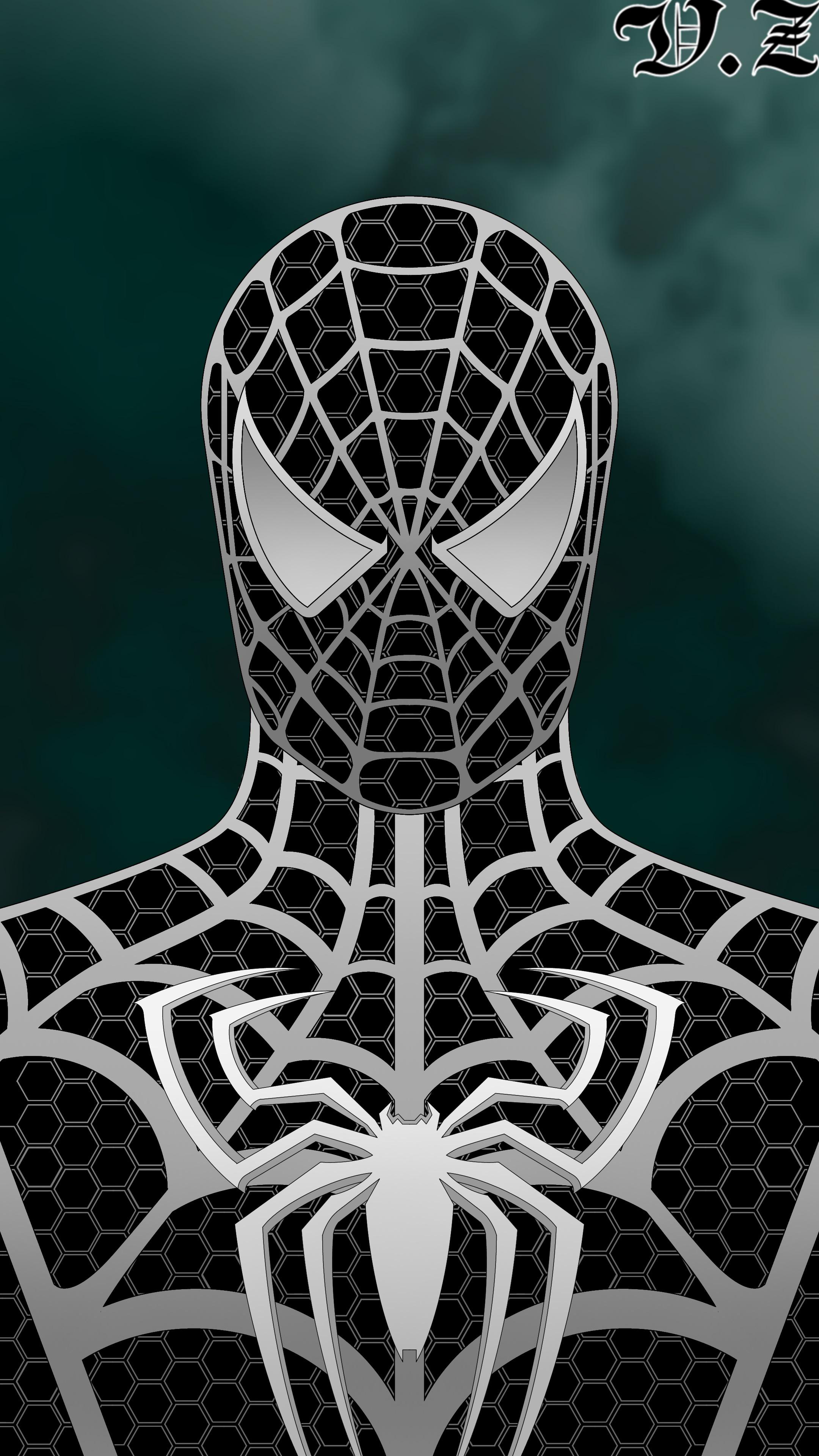 Black suit spidey (art by me) | Scrolller