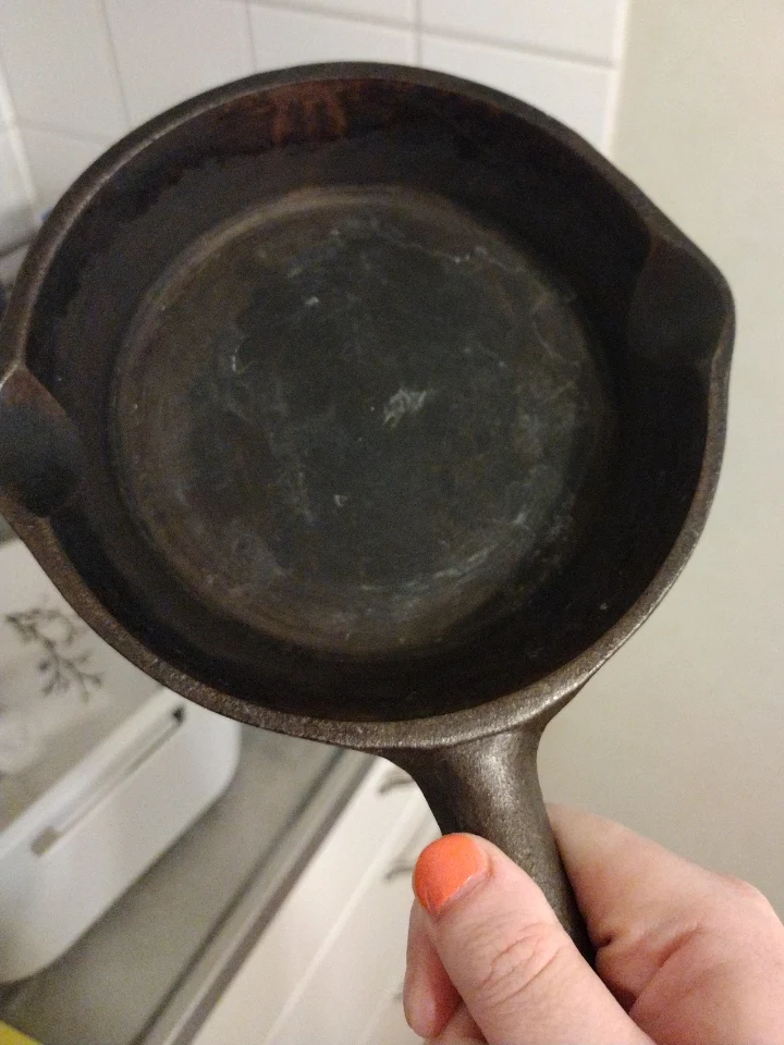 Bought my first cast iron. Is it in need of restoration or ready to go? | Scrolller