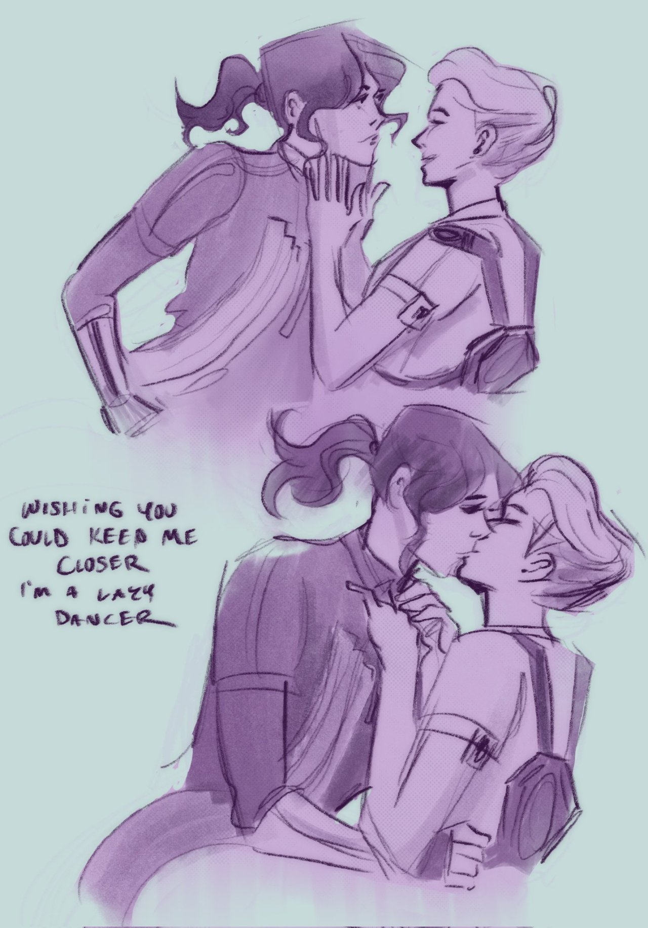 Jesse & Emily, lazy dancers (marmsart) [Control] | Scrolller