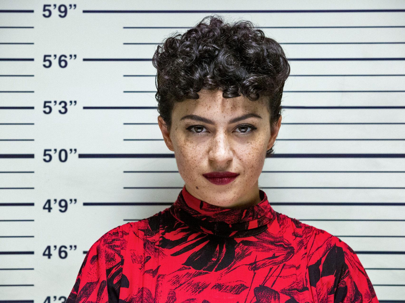 I've been watching Search Party and Alia Shawkat's mug shot is so hot | Scrolller