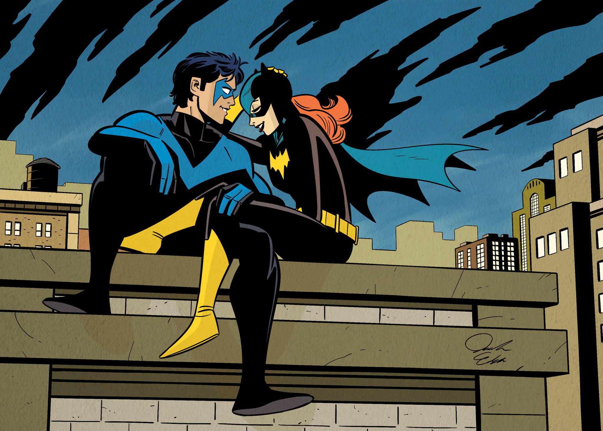 Nightwing & Batgirl (Jacob Edgar) | Scrolller