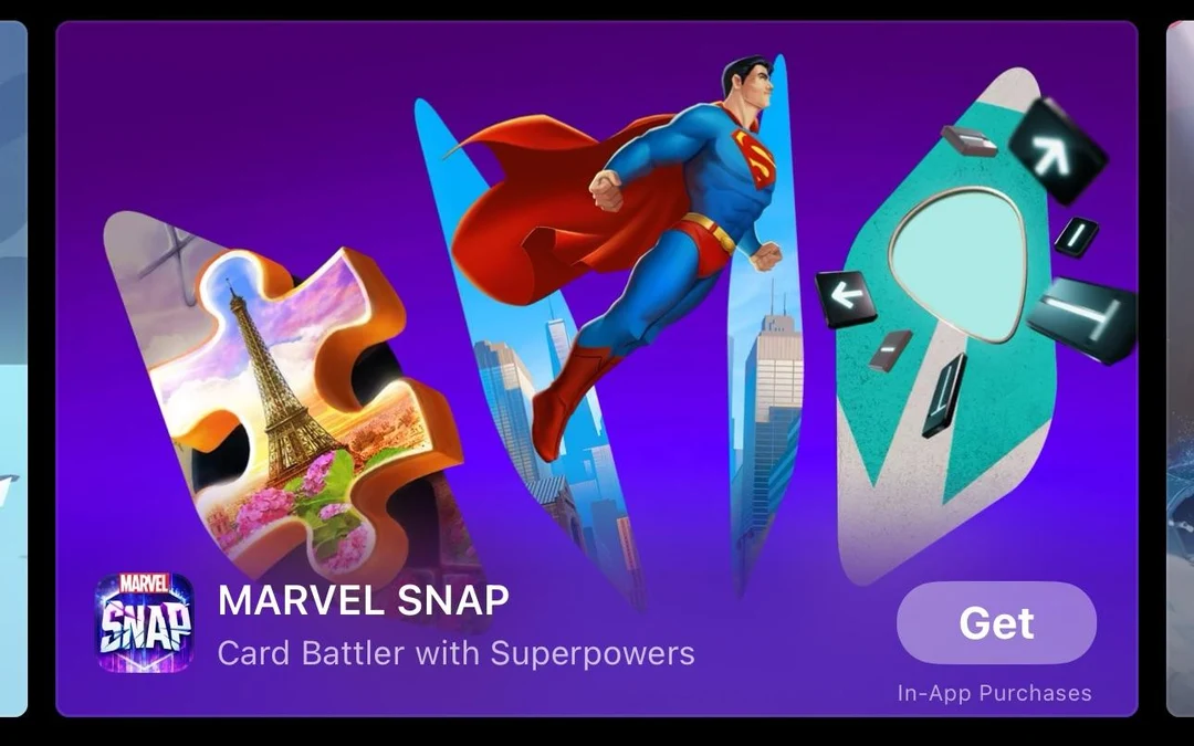 Anyone else notice Superman on the marvel snap banner on ios? | Scrolller