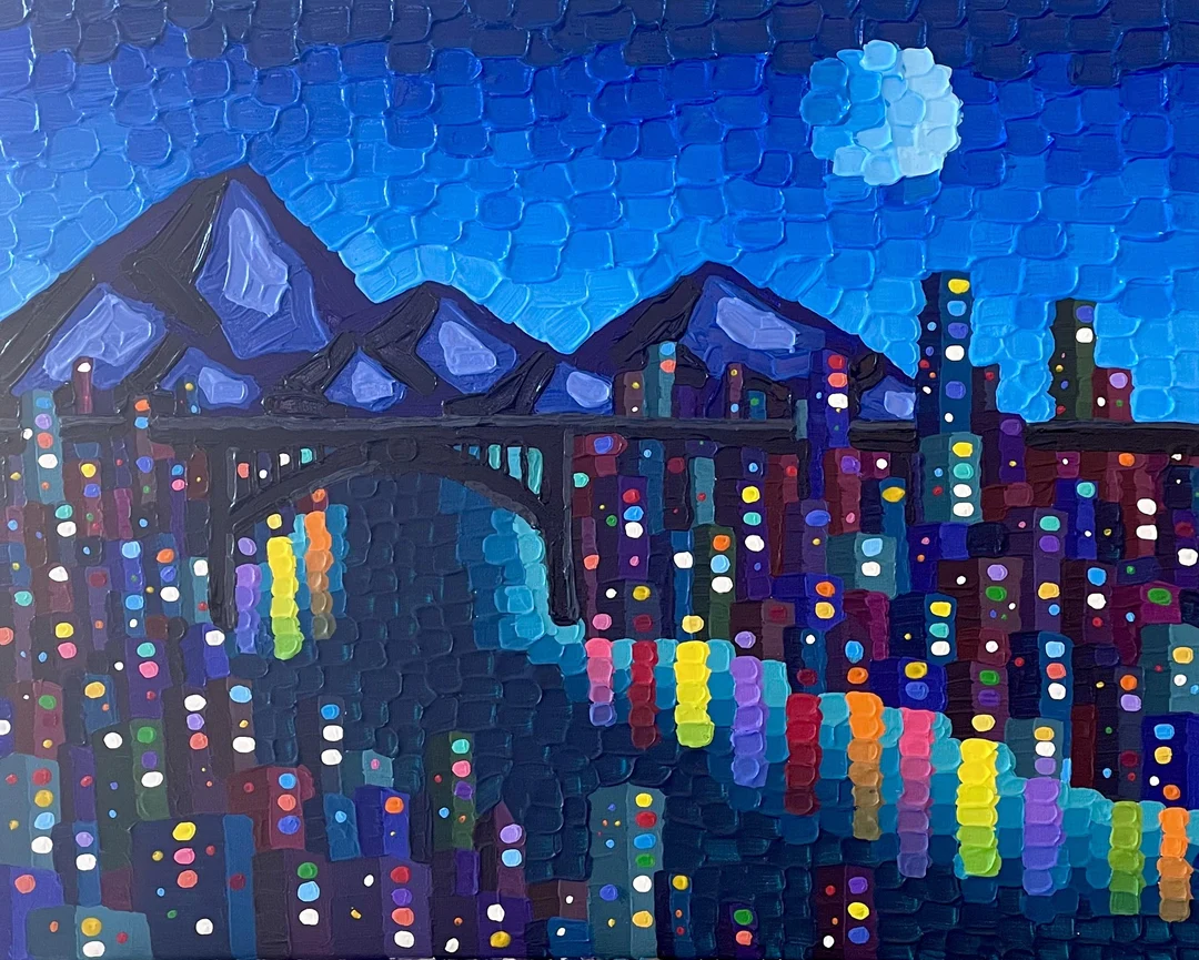 Metropolis, AddyArt10, Acrylic, 2024 | Scrolller