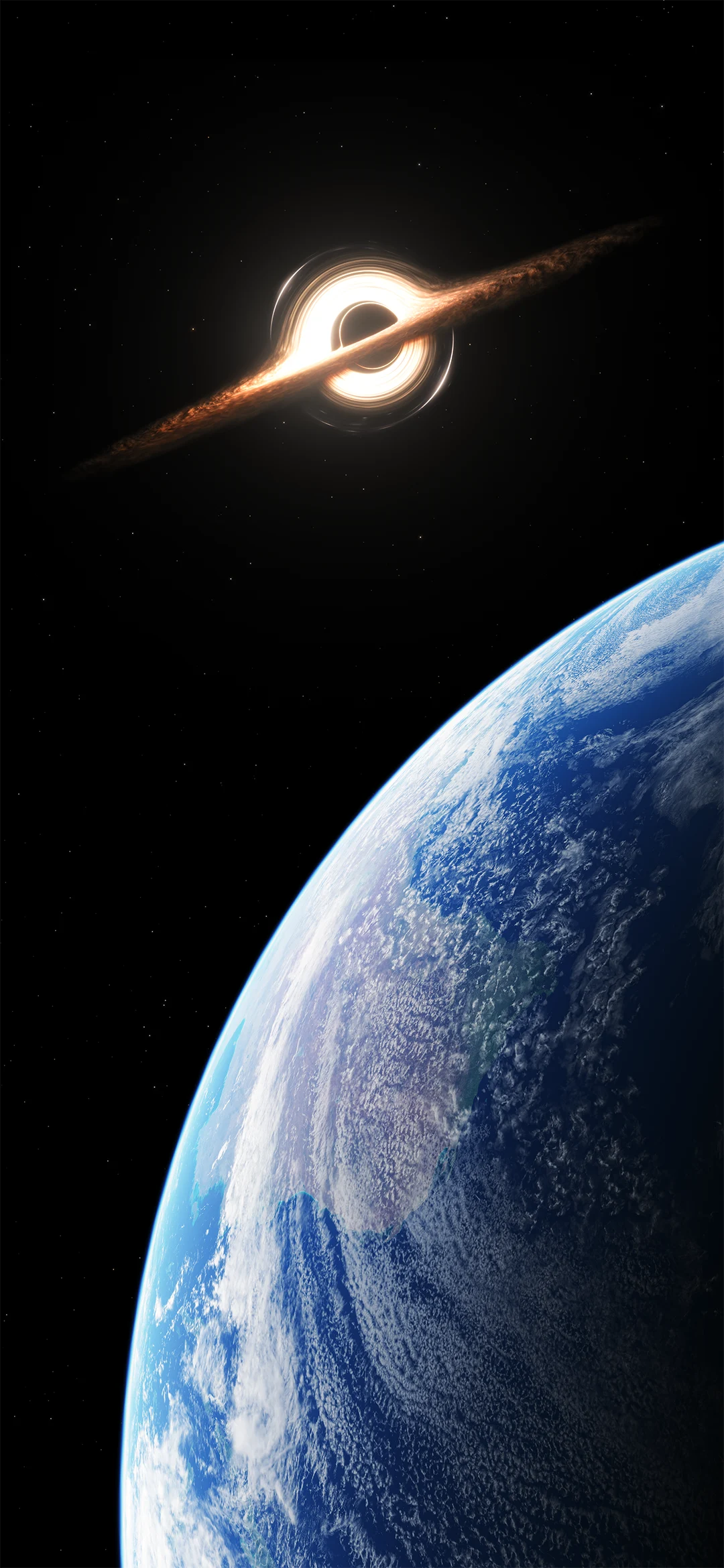 I made this image for my phone lock screen with Space Engine and Photoshop | Scrolller