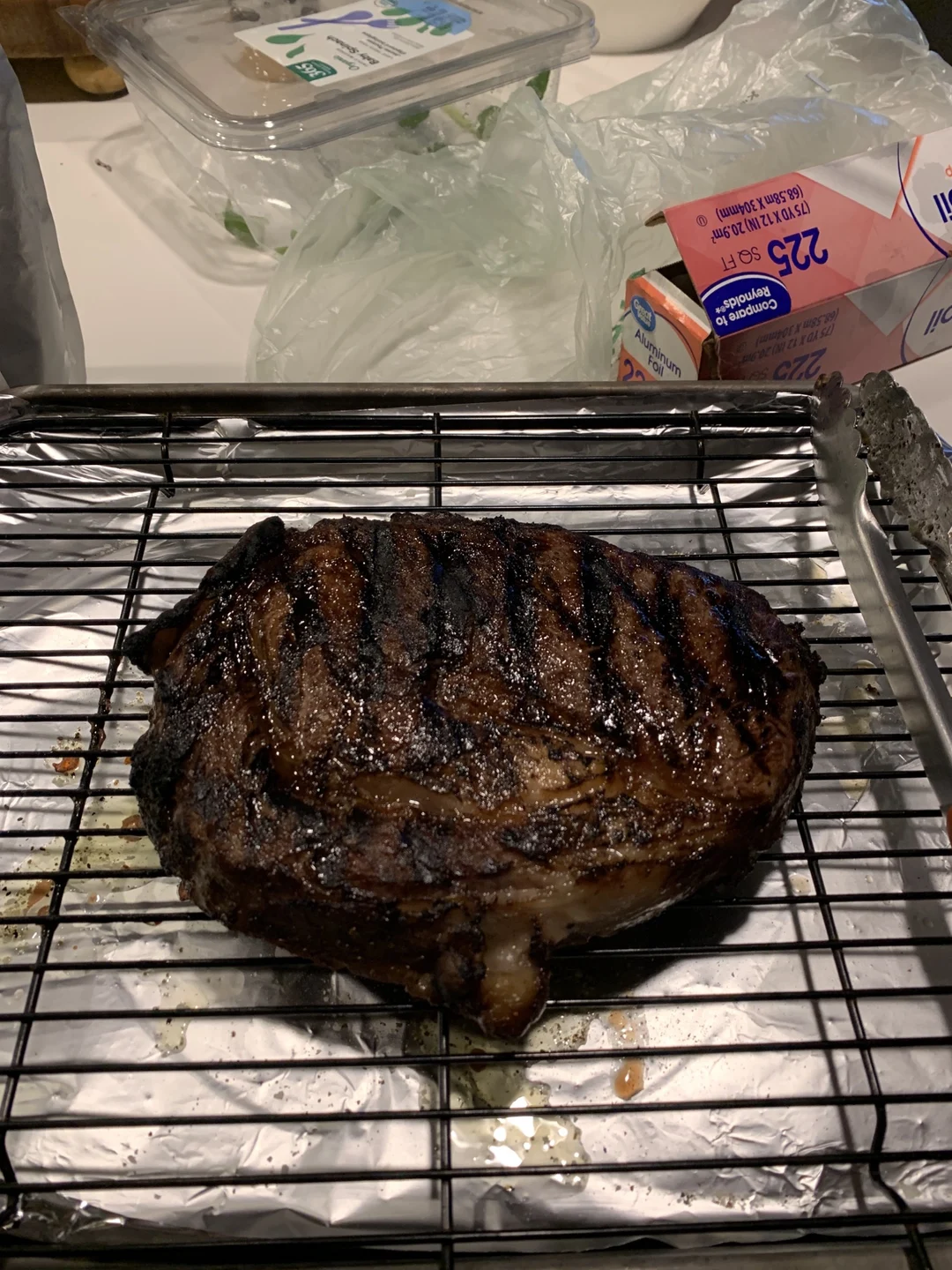 Grilled a Waygu Ribeye for NYE | Scrolller