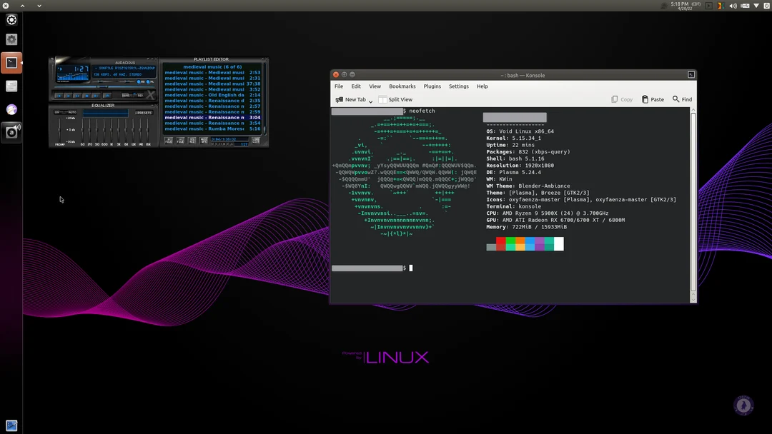 [KDE Plasma 5] After about half a year, I've finally returned to GNU/Linux! | Scrolller