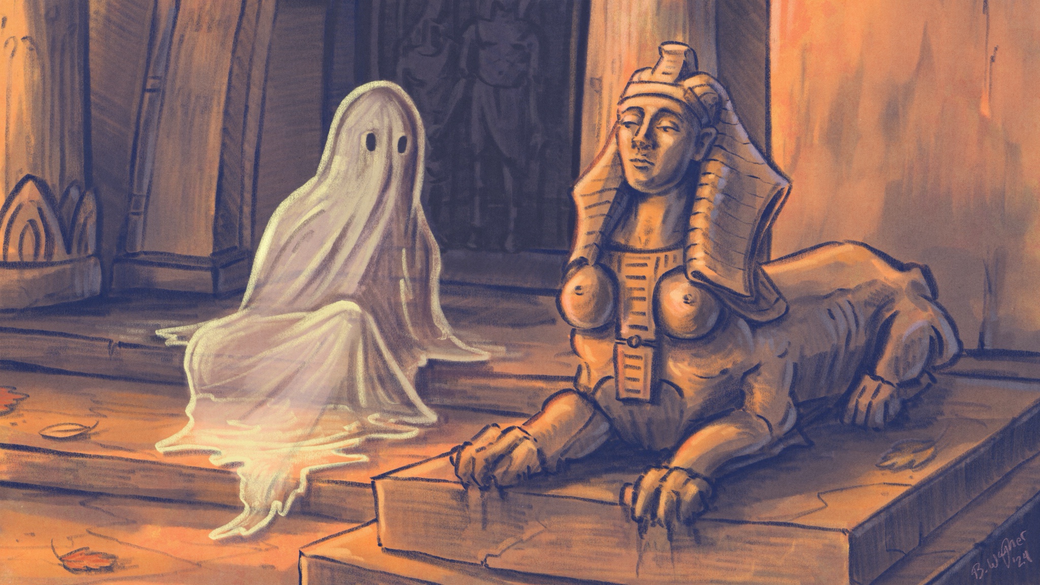 The Winter Mausoleum, Brett Wagner, digital, 2024 | Scrolller