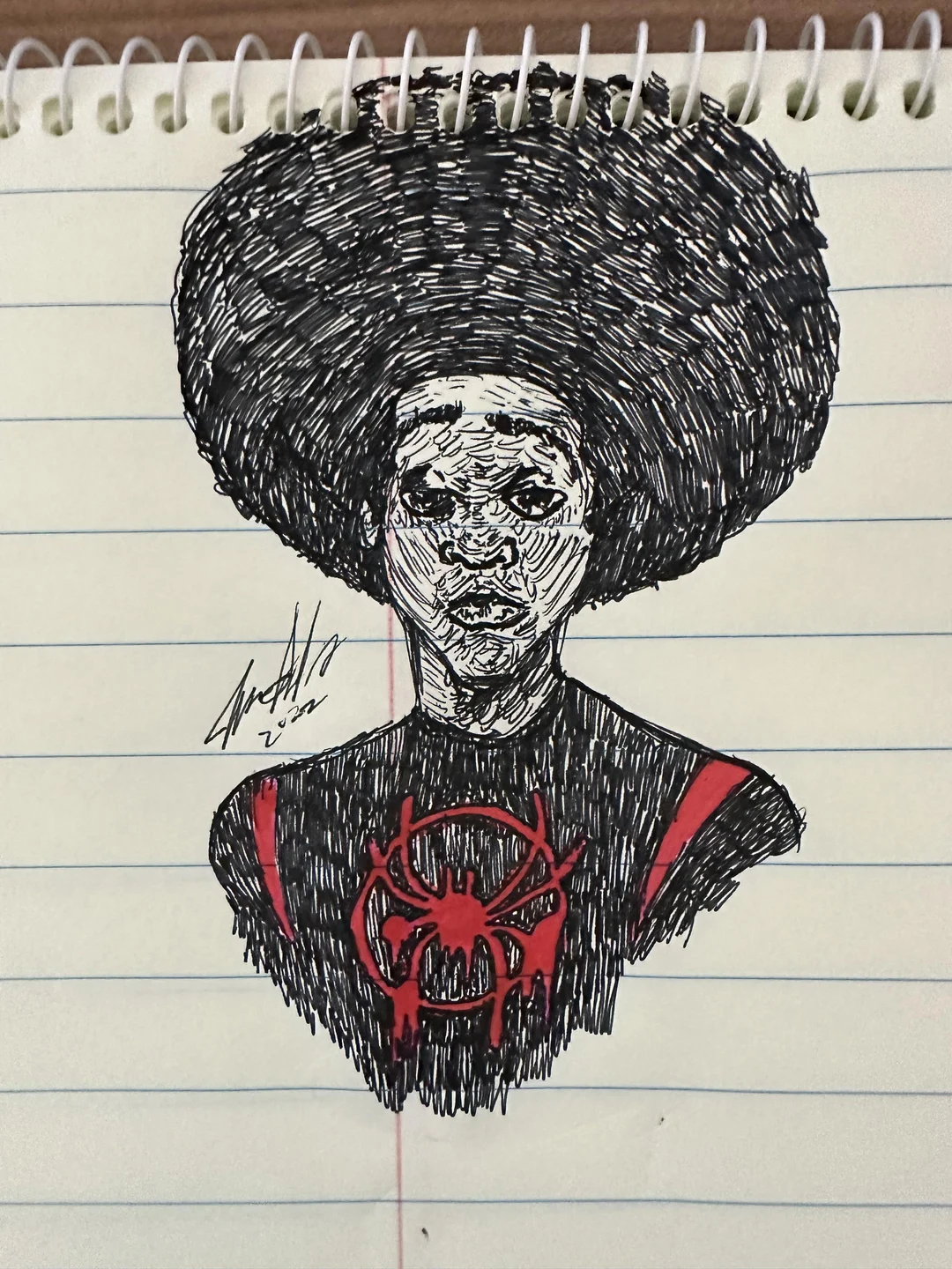 Miles drawn by my coworker | Scrolller