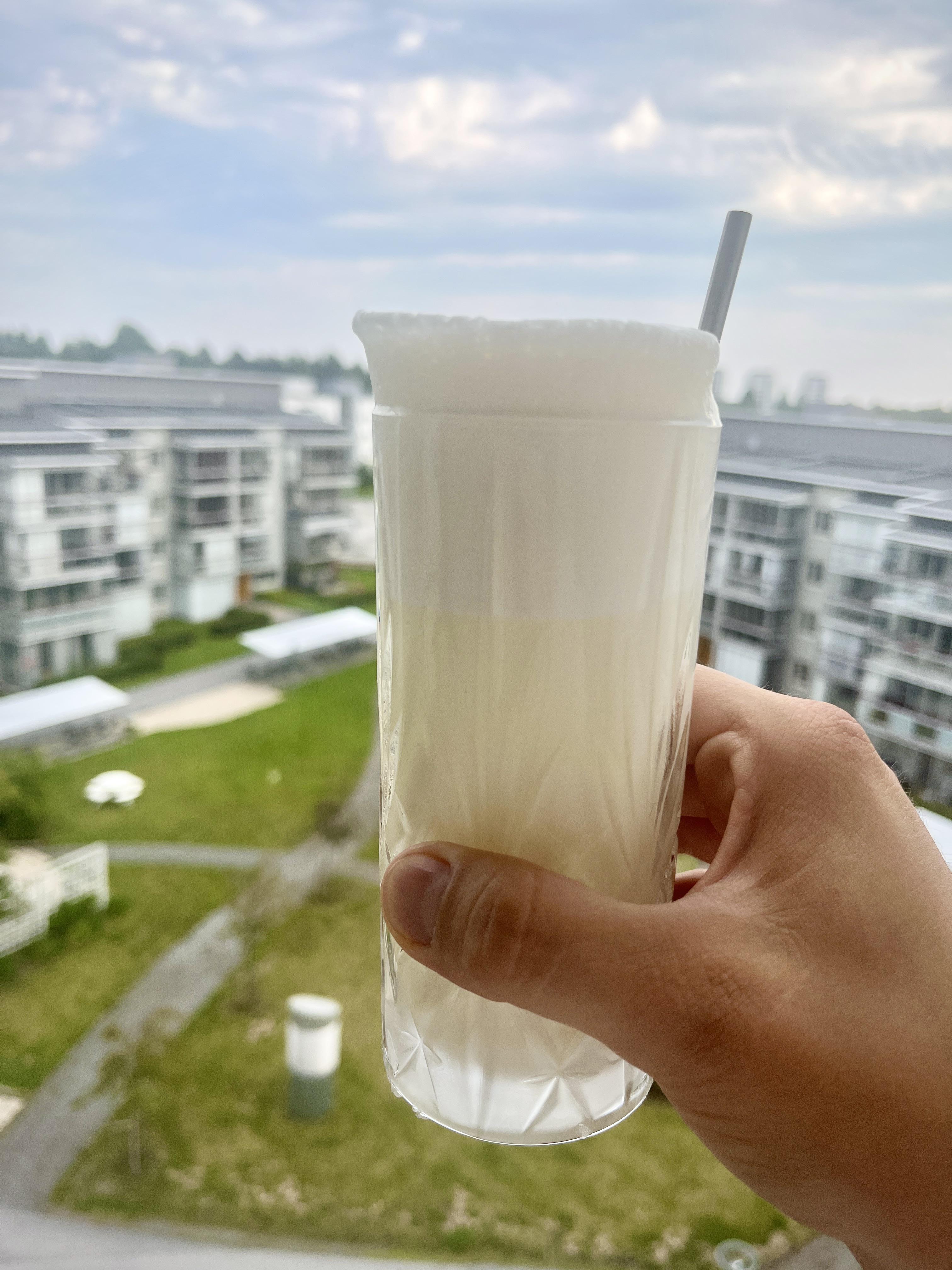 My first attempt on a Ramos Gin Fizz | Scrolller