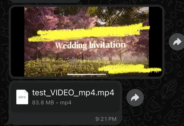 How to send High quality video with a thumbnail ? | Scrolller