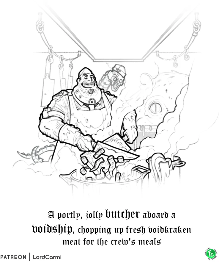 Citizens of the imperium voidship butcher by @lord_carmi | Scrolller