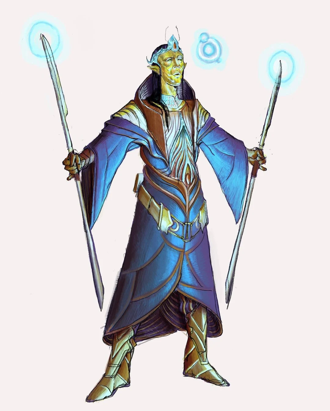 Sun elf cleric [OC] by me | Scrolller