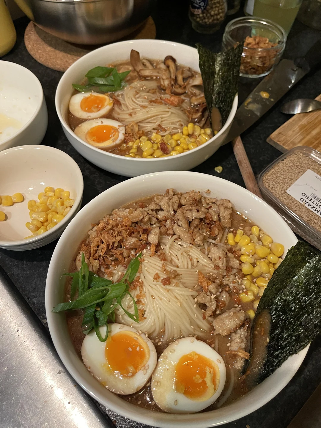 Homemade Ramen – First Time (excuse the lack of proper bowl) | Scrolller