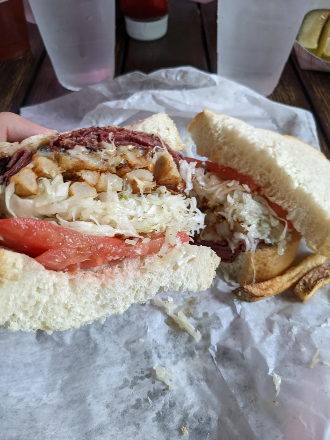 Pastrami and cheese at the Market Square Primanti Bros | Scrolller
