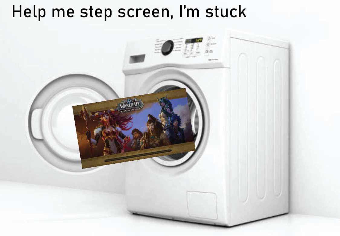 Help me step screen, I’m stuck | Scrolller