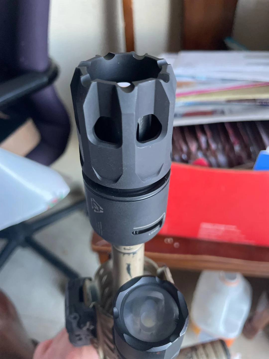 SI oppressor stuck on muzzle. | Scrolller