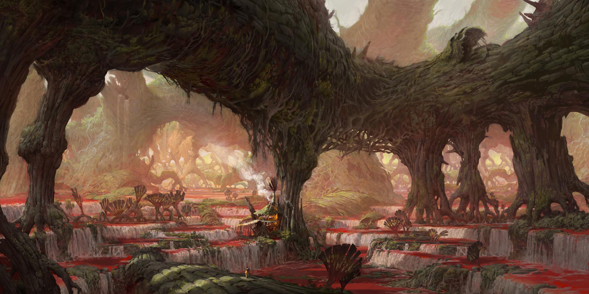 Swamp hut by artist Hyunsu Cha | Scrolller